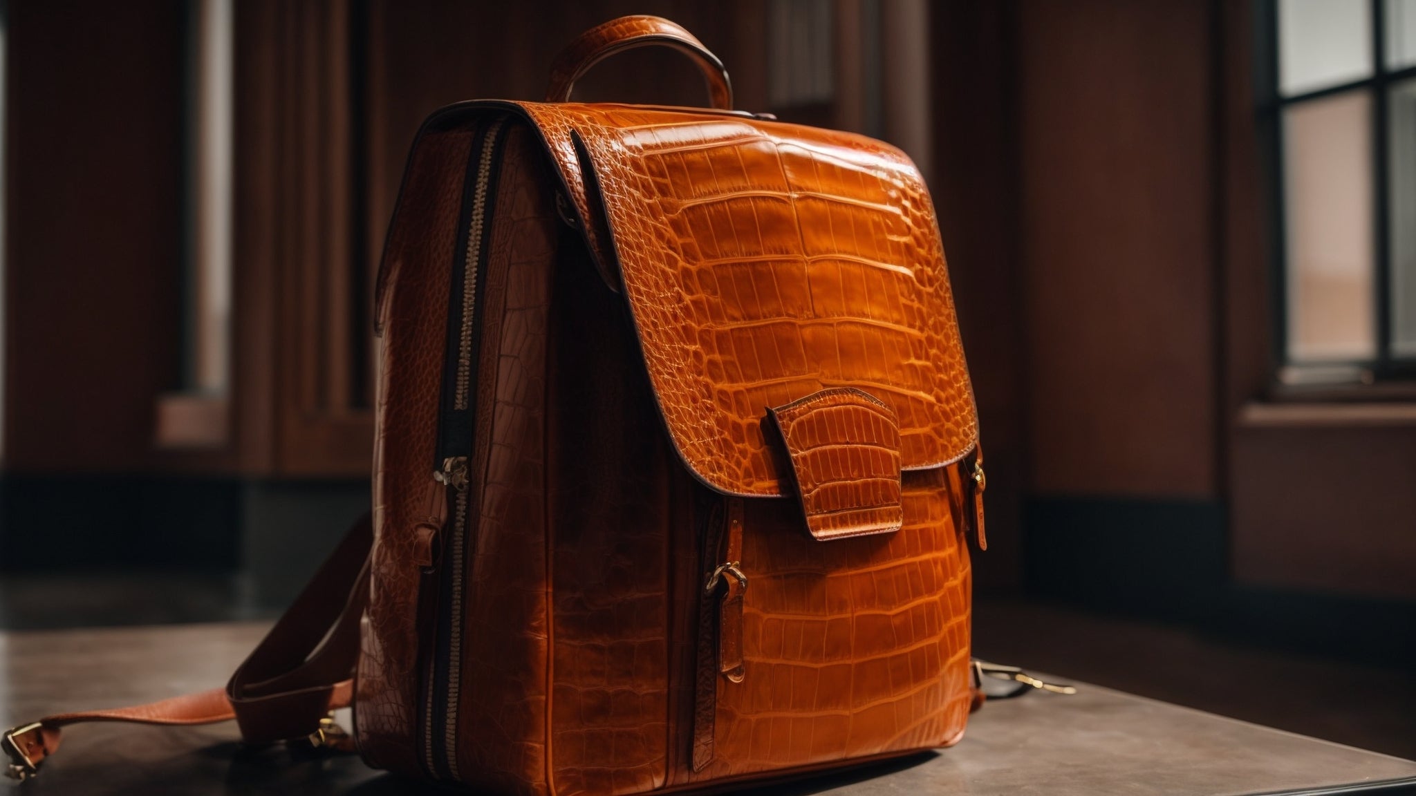 Elevate Your Style with Crocodile Viet's Luxury Leather Backpack
