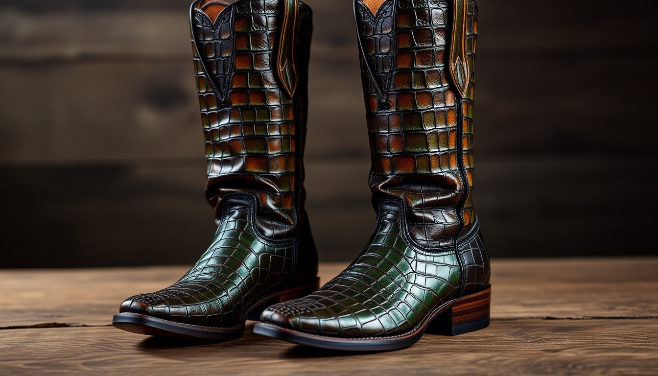 Step Into Luxury: Crocodile Cowboy Boots That'll Make You Say "Yeehaw ...