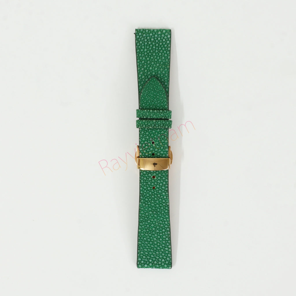 Genuine Stingray Leather Watch Straps With Deployant Clasp, Leather Wa ...